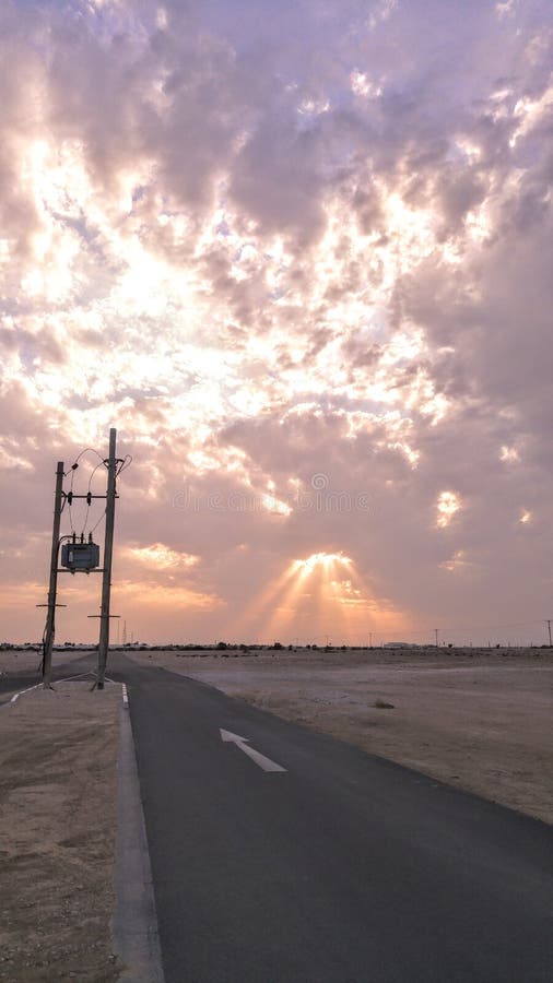 Angry clouds stock image. Image of sunset, angry, rays - 131485331