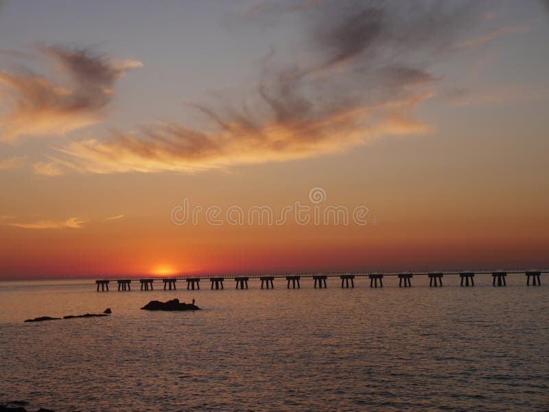 Sunset Sundown Sea Sunrise Blacksea Stock Photo - Image of dawn ...