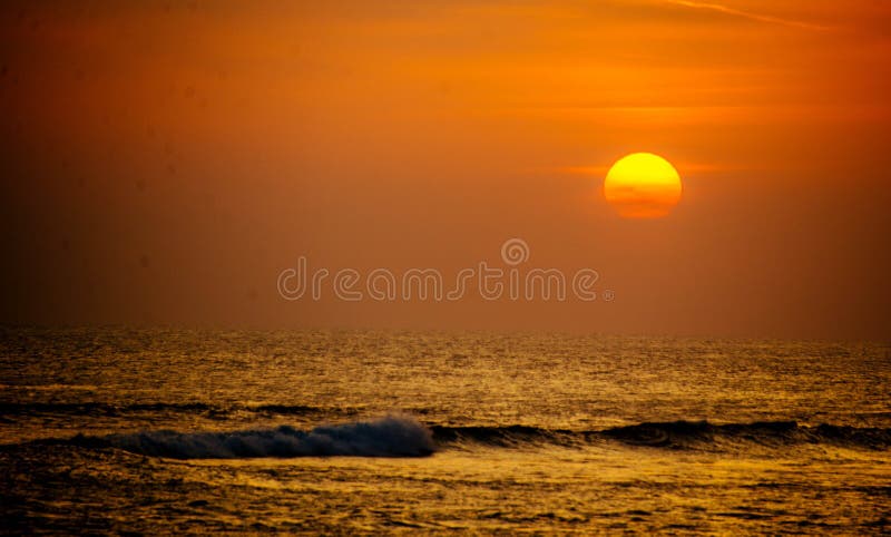 Sunset editorial image. Image of sunny, orange, romantic - 201328155