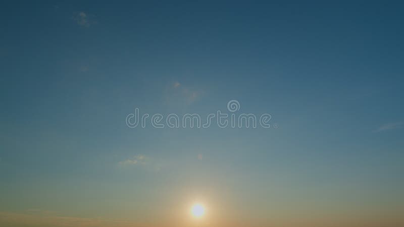 Sunset or Sunrise Clouds Dramatic. Orange Blue Sunset Sky Cloud ...