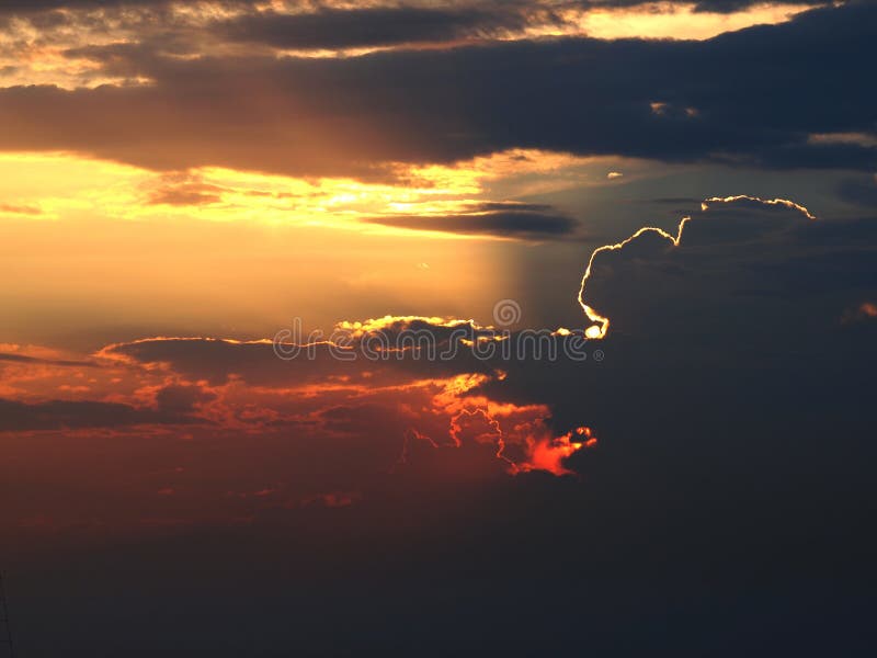 Sunset stock photo. Image of nature, climate, dramatic - 44502640
