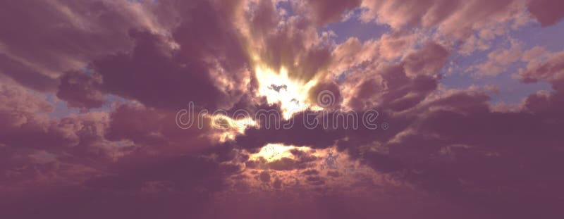 Sunset / Sunrise with Clouds, Light Rays and Other Atmospheric Effect ...