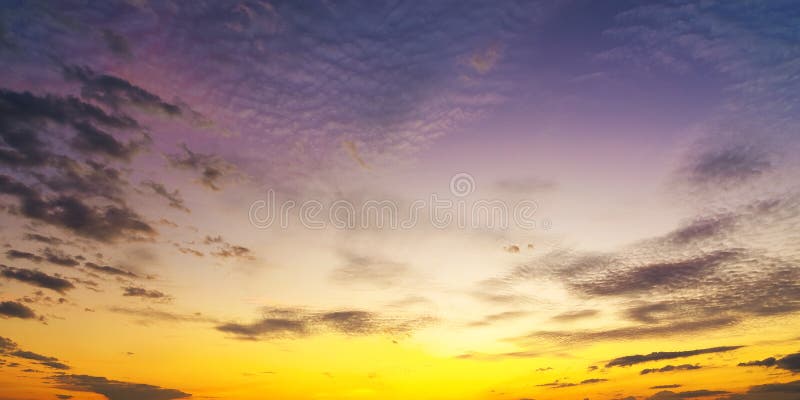 Sunset Sunrise with Clouds, Light Rays and Other Atmospheric Effect ...