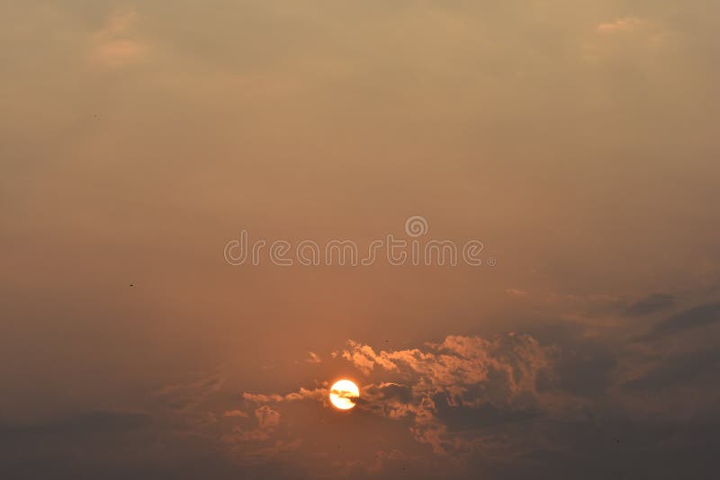 Sunset Sunset in the City with Selective Focus on the Sun Stock Photo ...