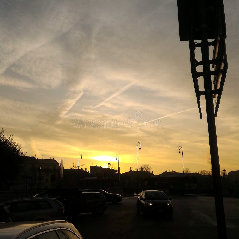 Sunset stock image. Image of waiting, landscape, sunset - 126012443