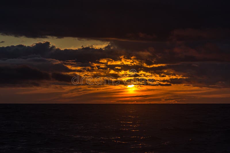 Sunset on Superior Lake stock photo. Image of vivid - 214088368