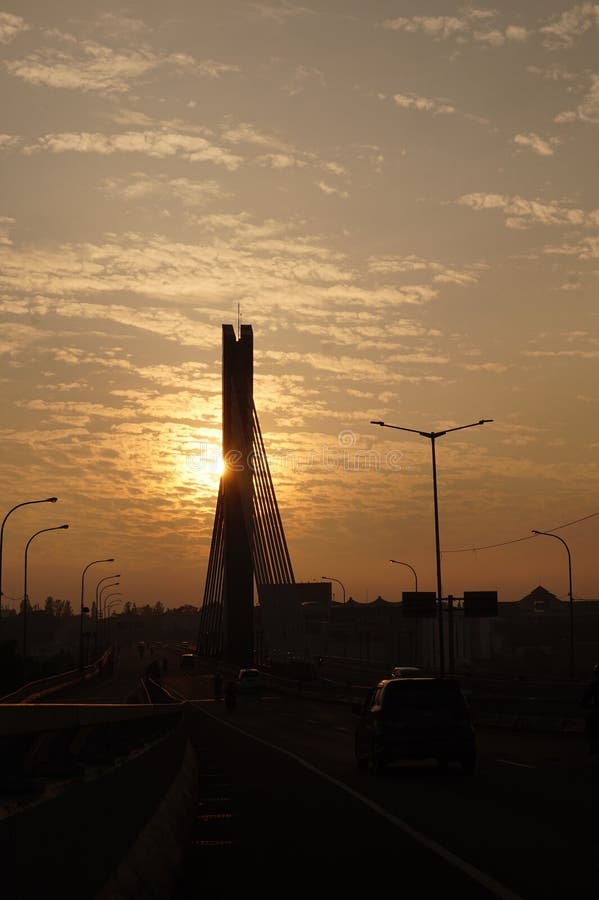 Sunset surapati Bandung stock image. Image of surapati - 269789645