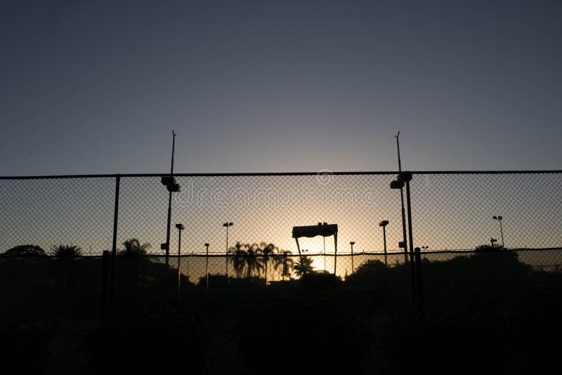Sunset tennis court stock photo. Image of sport, tennis - 72168280