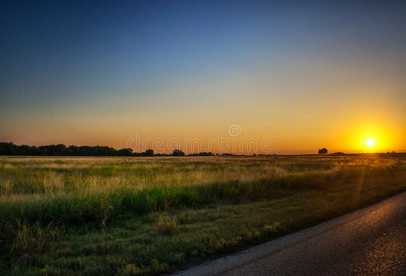 Sunset in Texas stock image. Image of texas, colours - 105667895