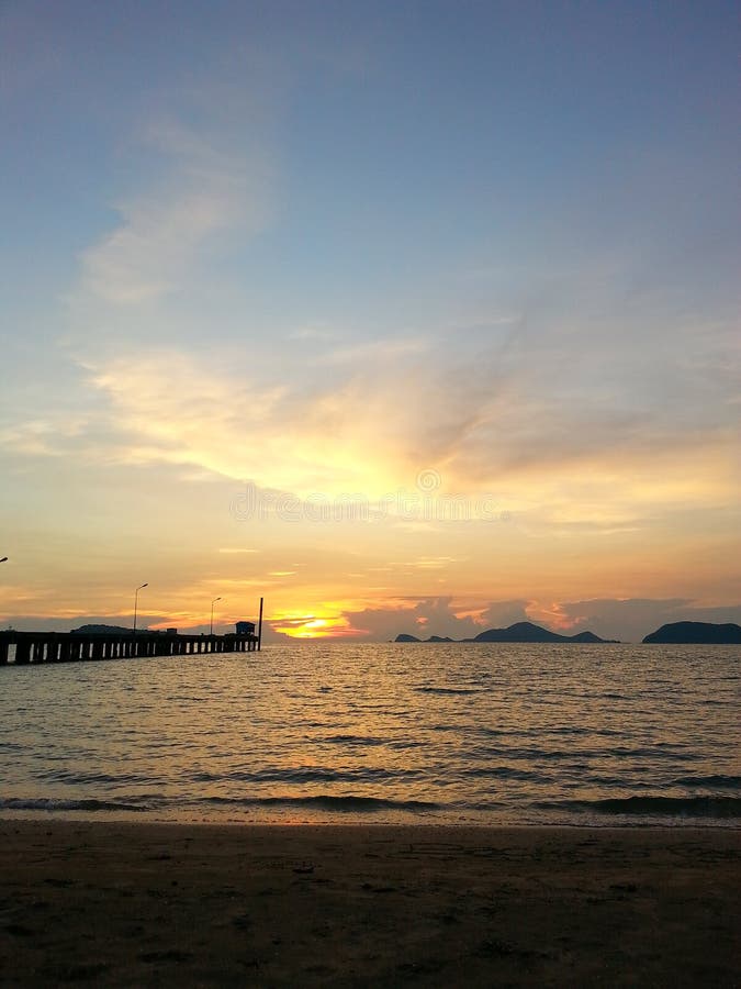 Sunset thailand stock image. Image of wallpaper, sunset - 46225393