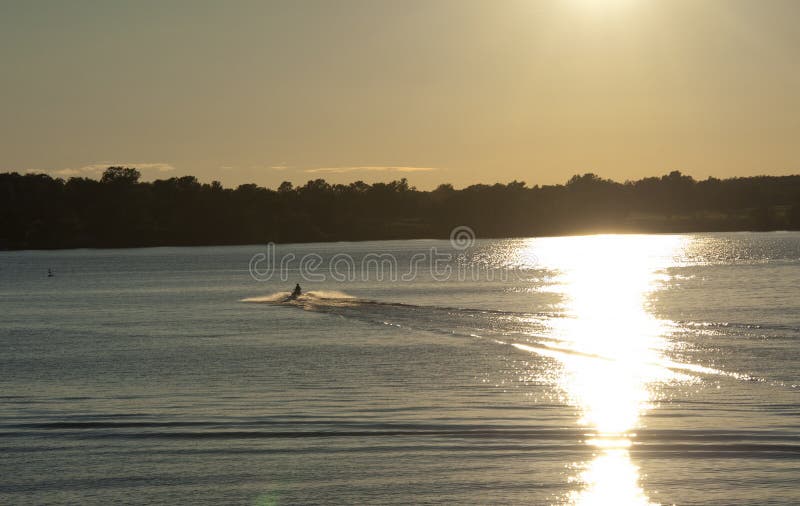 Sunset at Thousand Islands stock photo. Image of summer - 42142322