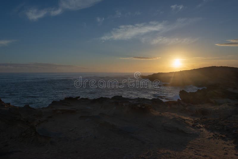 Sunset Thunder Point stock image. Image of twilight - 119065027