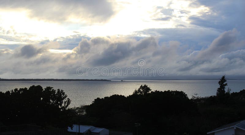 Sunset Time Approaching a Bay of Ishigaki Island Stock Photo - Image of ...