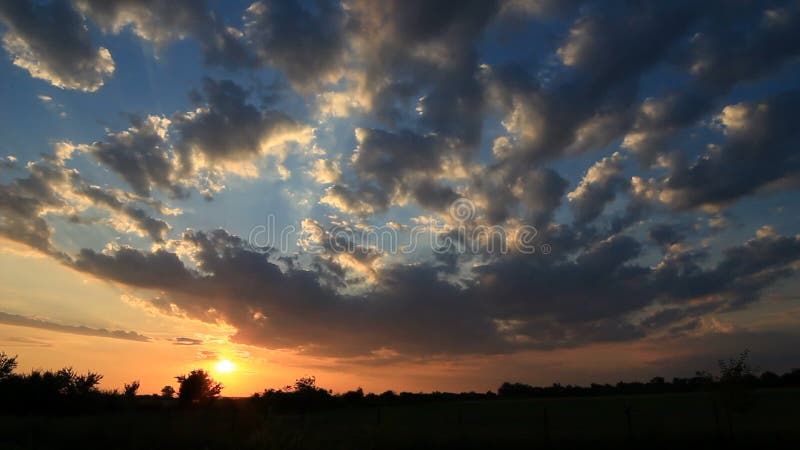 Sunset timelapse stock footage. Video of clouds, background - 41517716