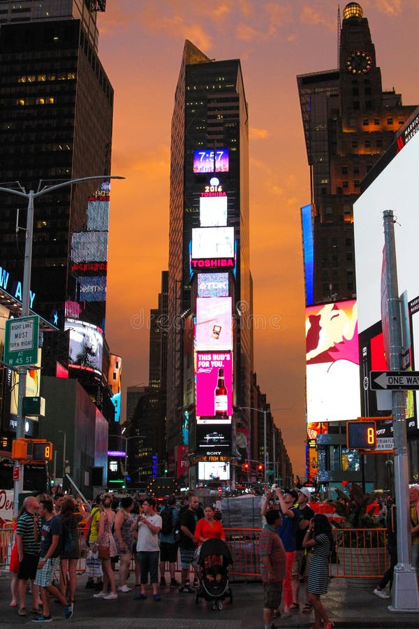 Times Square, Manhattan, NYC Editorial Photo - Image of billboard ...