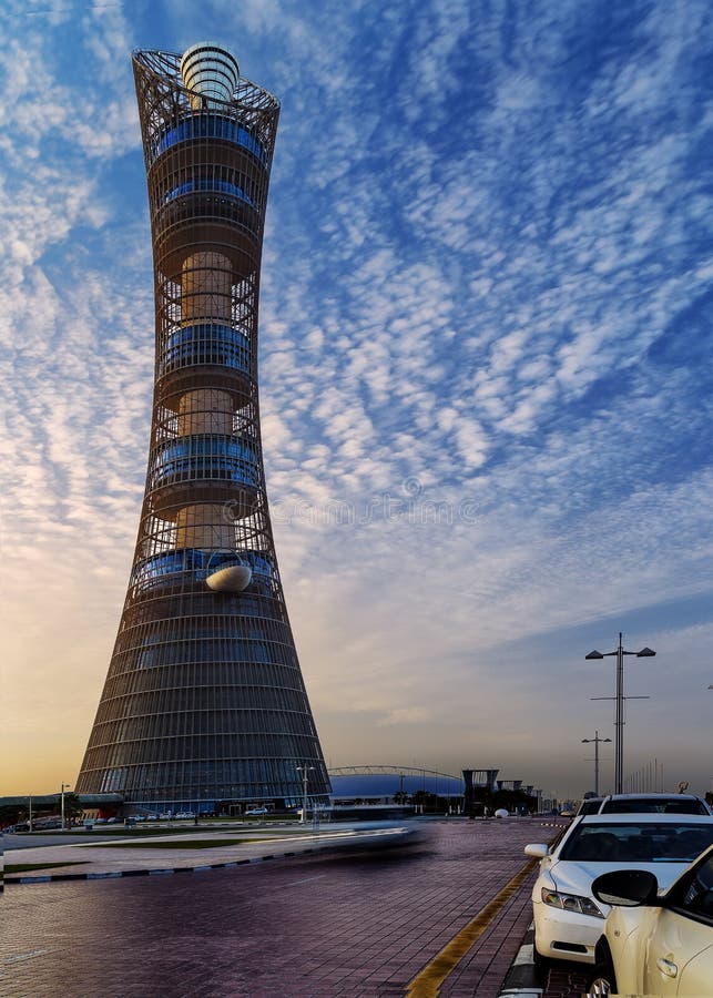 Sunset at the Torch Hotel. editorial image. Image of arabia - 51446250