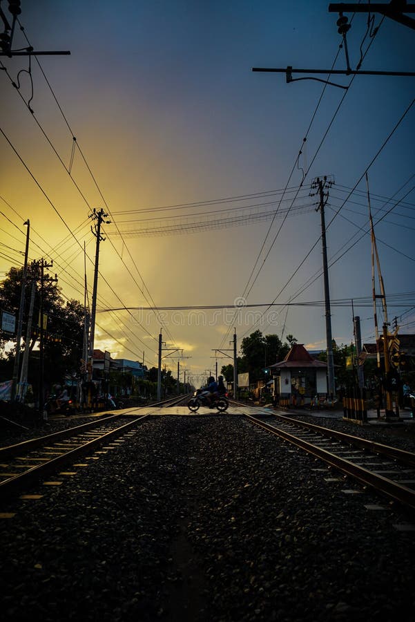 Sunset on the trail stock image. Image of beautiful - 219907919