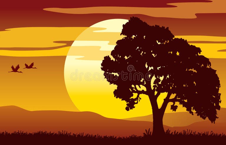 Scenic Urban Sunset Stock Illustrations – 2,729 Scenic Urban Sunset ...