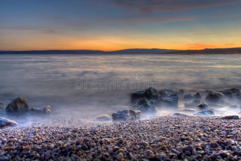 Sunset or twilight stock image. Image of clouds, vacations - 6033409