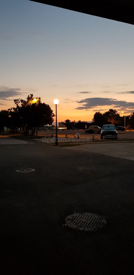Sunset under the bridge stock photo. Image of sunset - 96327260