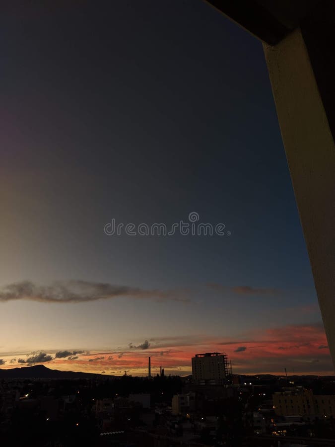 Sunset on university stock image. Image of skyline, lighting - 225591851