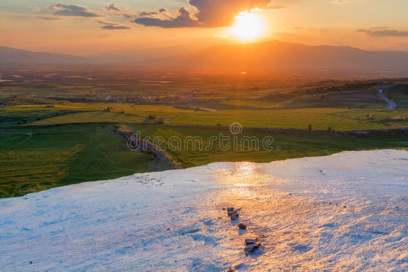 Sunset at the valley stock photo. Image of fantasy, nature - 59959572