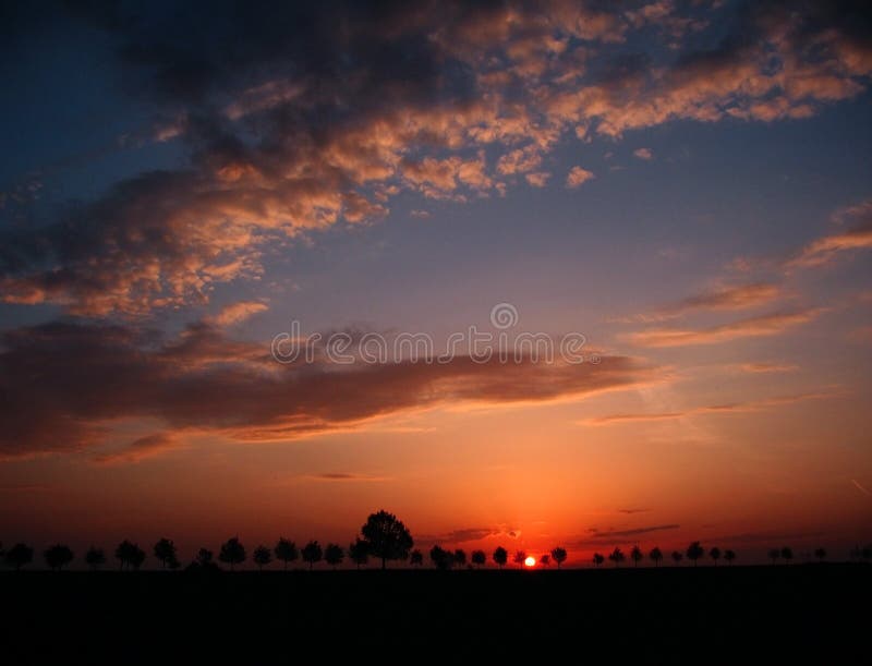 Sunset of Vampires stock image. Image of sunrise, sunset - 89142803