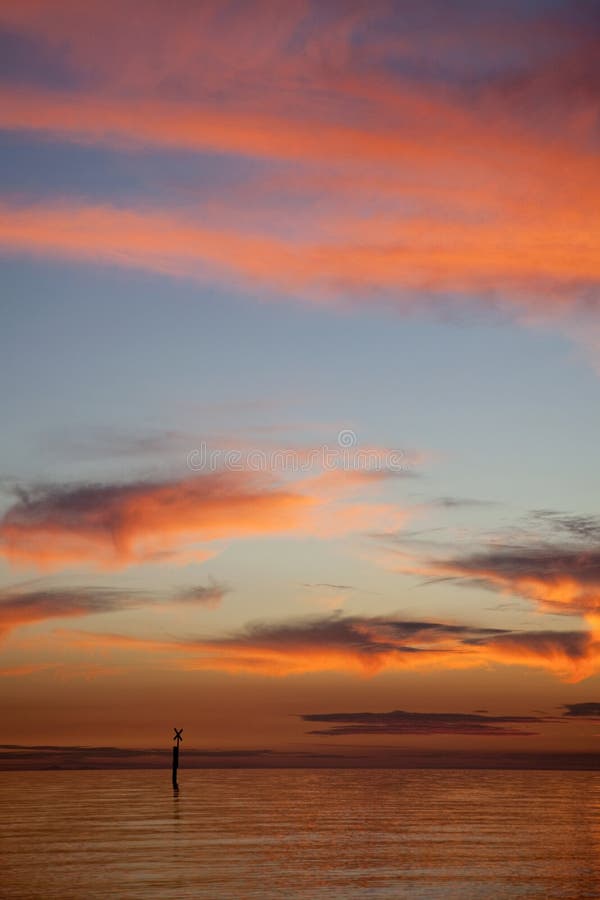 Sunset Vertical stock photo. Image of glow, tranqyill - 32216944