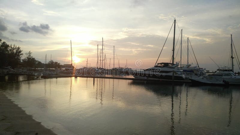 Sunset stock photo. Image of view, simple, sunset, beach - 77831080