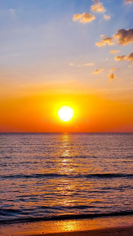 Sunset Vibes, Beach Tropical, Thailand, Asia Stock Photo - Image of ...