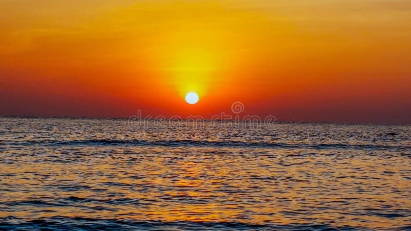 Sunset Vibes, Beach Tropical, Thailand, Asia Stock Image - Image of ...