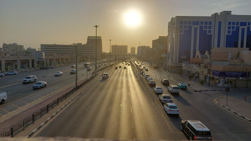 Sunset editorial photography. Image of sunset, highway - 255099042