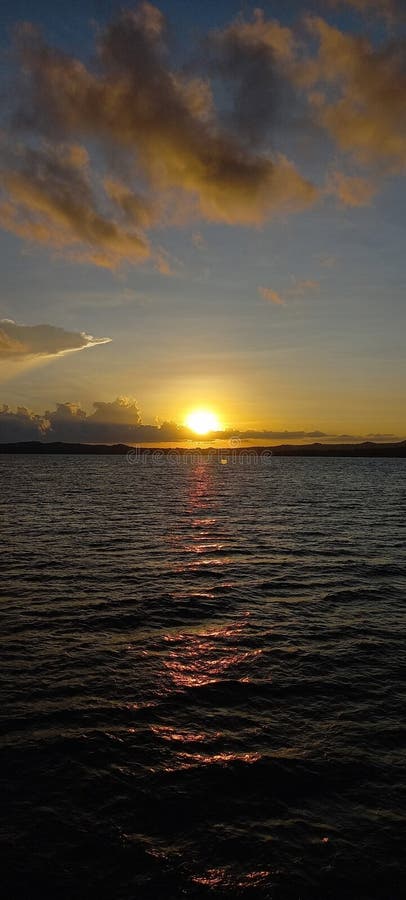 Sunset View stock image. Image of talaud, sunlight, dawn - 287725469