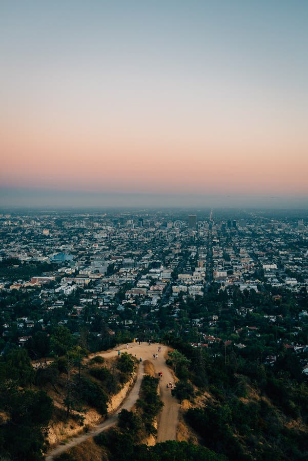View of Griffith Observatory. Stock Image - Image of copper, star: 38896809