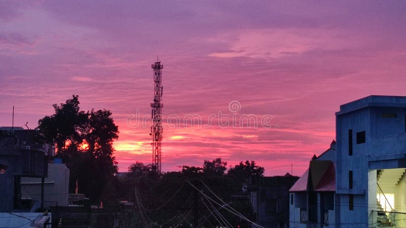 Sunset View Image Clear Megapixel Stock Photo - Image of megapixel ...