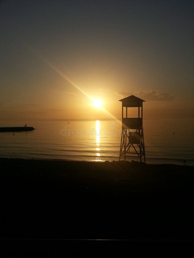 Sunset view stock image. Image of sunset, dusk, view - 48078703