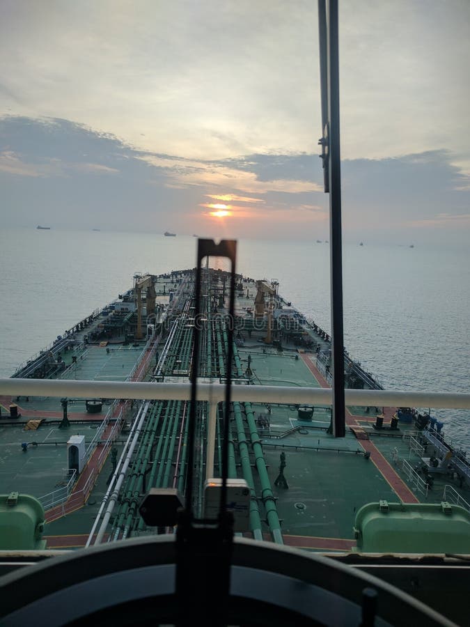 Sunset View through Magnetic Compass Stock Photo - Image of coast, mast ...