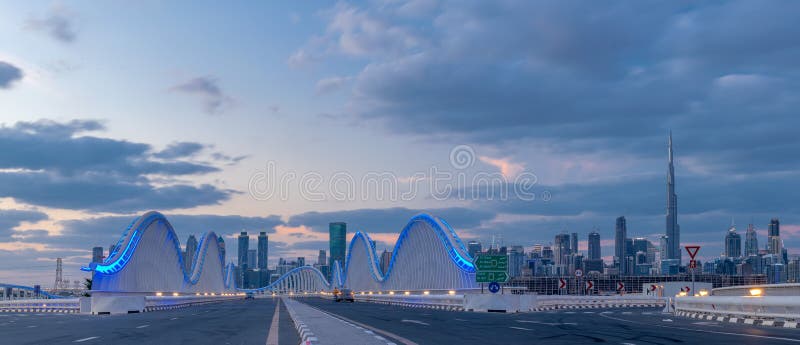 Maidan Bridge Dubai editorial photography. Image of maidan - 258307972