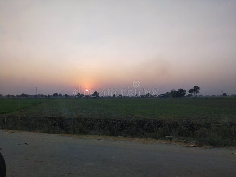 Sunset View is Making a Beautiful Scenery Stock Image - Image of ...