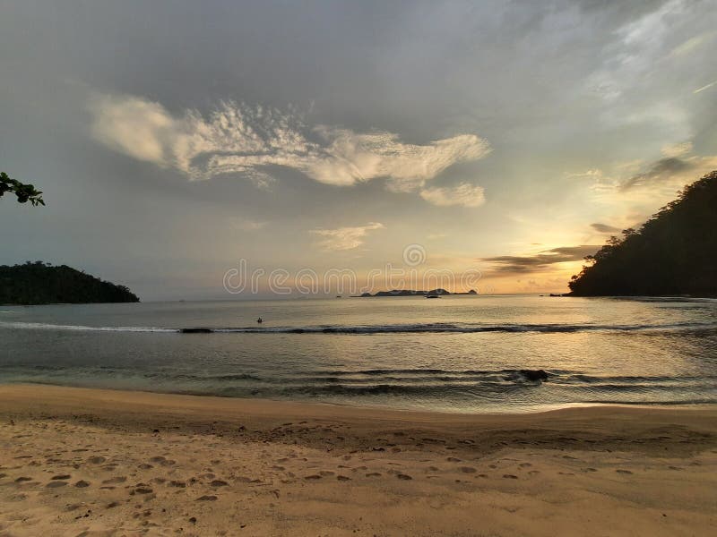 Sunset View Mandeh Island - West Sumatra Stock Image - Image of mandeh ...
