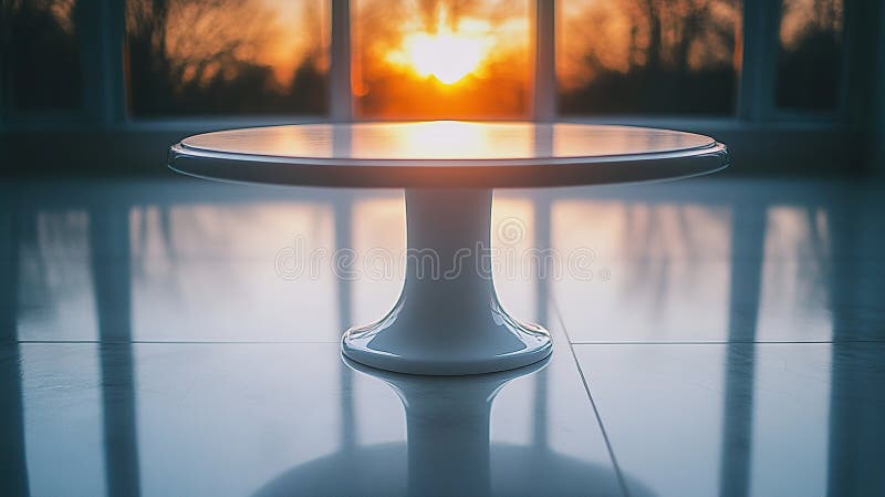 Sunset View, Modern Pedestal, Empty Display, Room, Product Placement ...