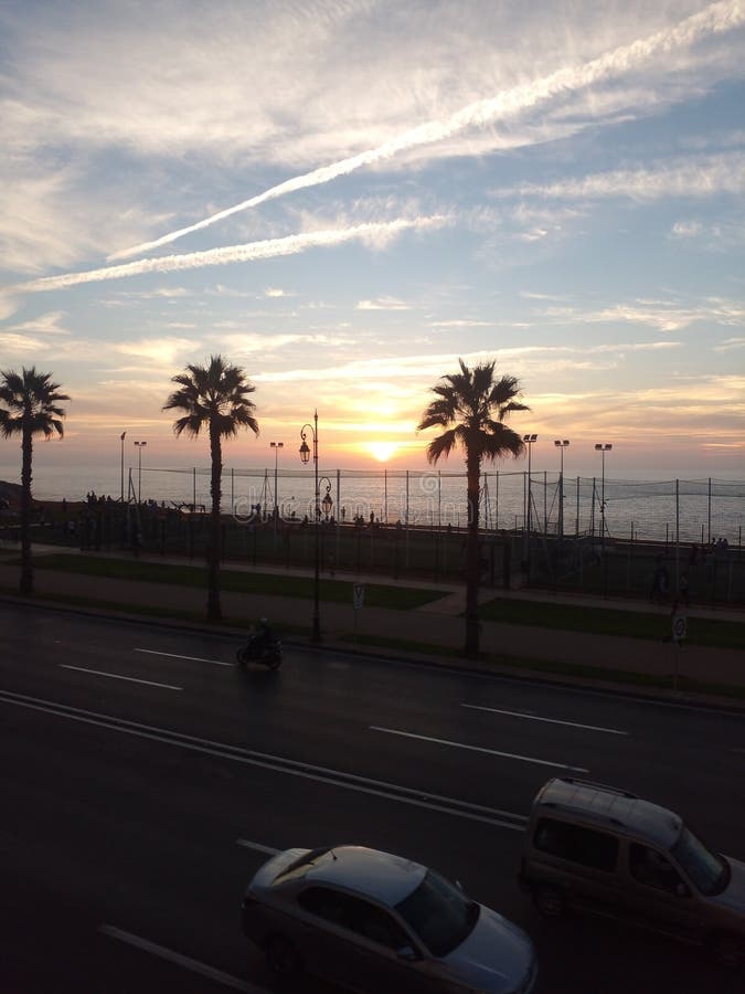 Sunset in Rabat stock photo. Image of fruits, sunset - 58846728