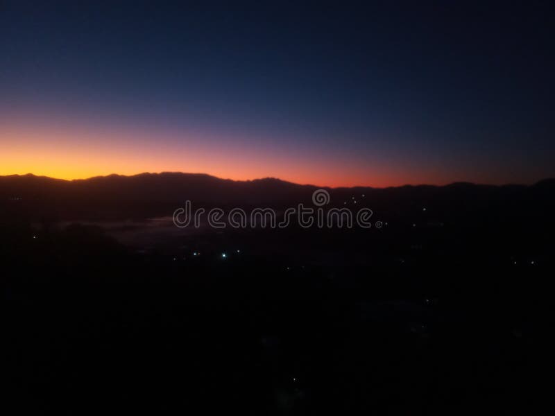 Sunset view stock image. Image of dawn, night, sunset - 324593875