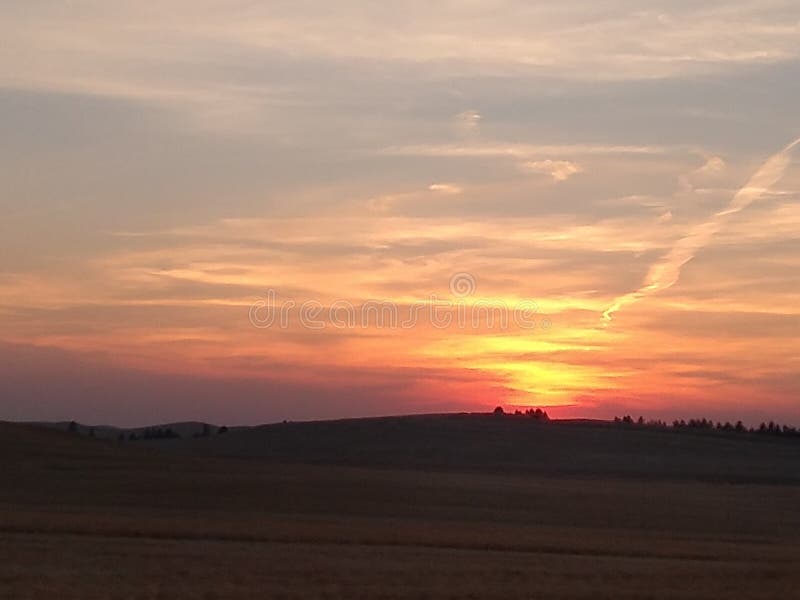 Sunset view stock image. Image of view, tonight, skies - 134208391