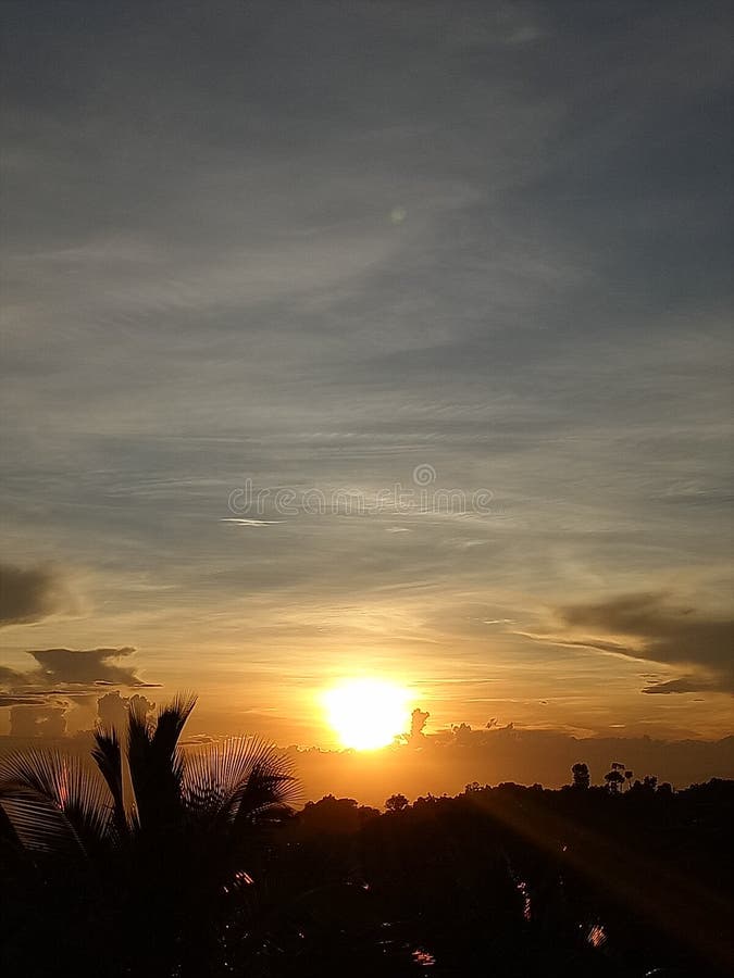 Sunset view 2 stock photo. Image of silay, sunset, philippines - 117912488