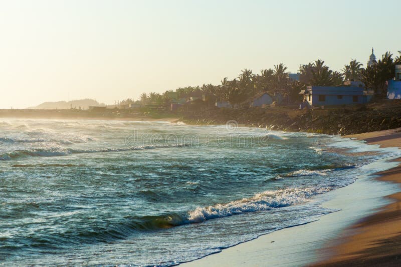 Sunset View Point in Kanyakumari, Editorial Image - Image of stones ...