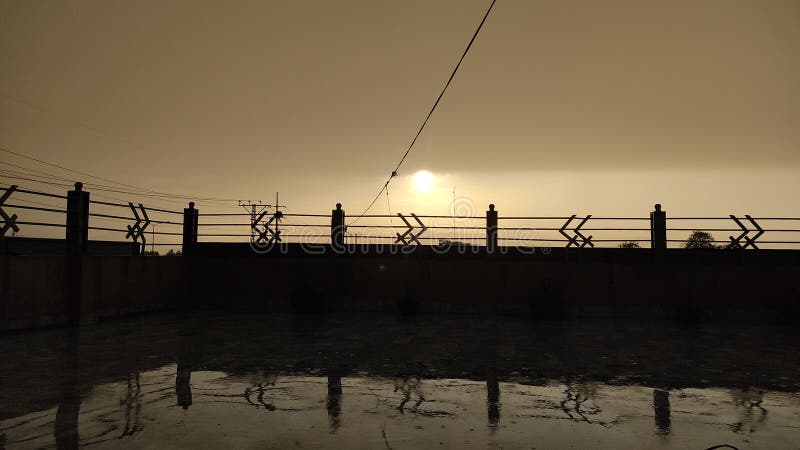 Sunset View after Rainfall at Peshawar Pakistan Stock Image - Image of ...