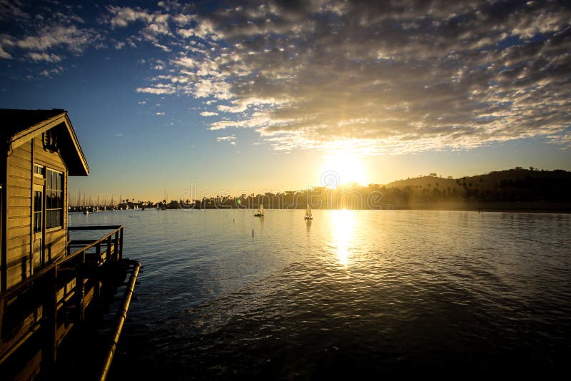 Sunset stock photo. Image of view, ocean, sunset, barbara - 40537876
