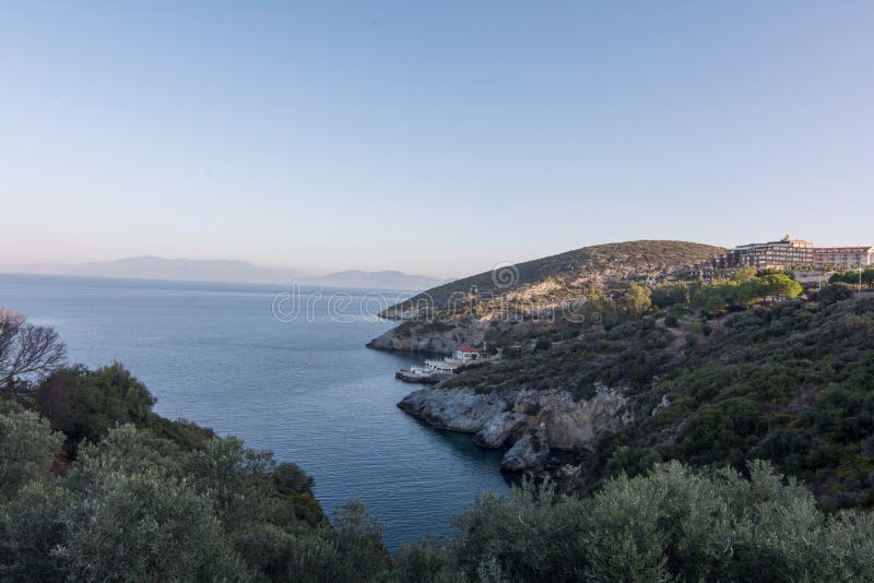 Sunset View of Sea at Pamukkale Turkey Stock Photo - Image of travel ...