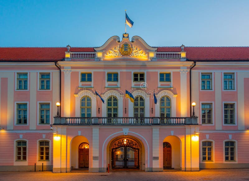 Toompea Castle, Tallinn, Estonia Stock Image - Image of building ...